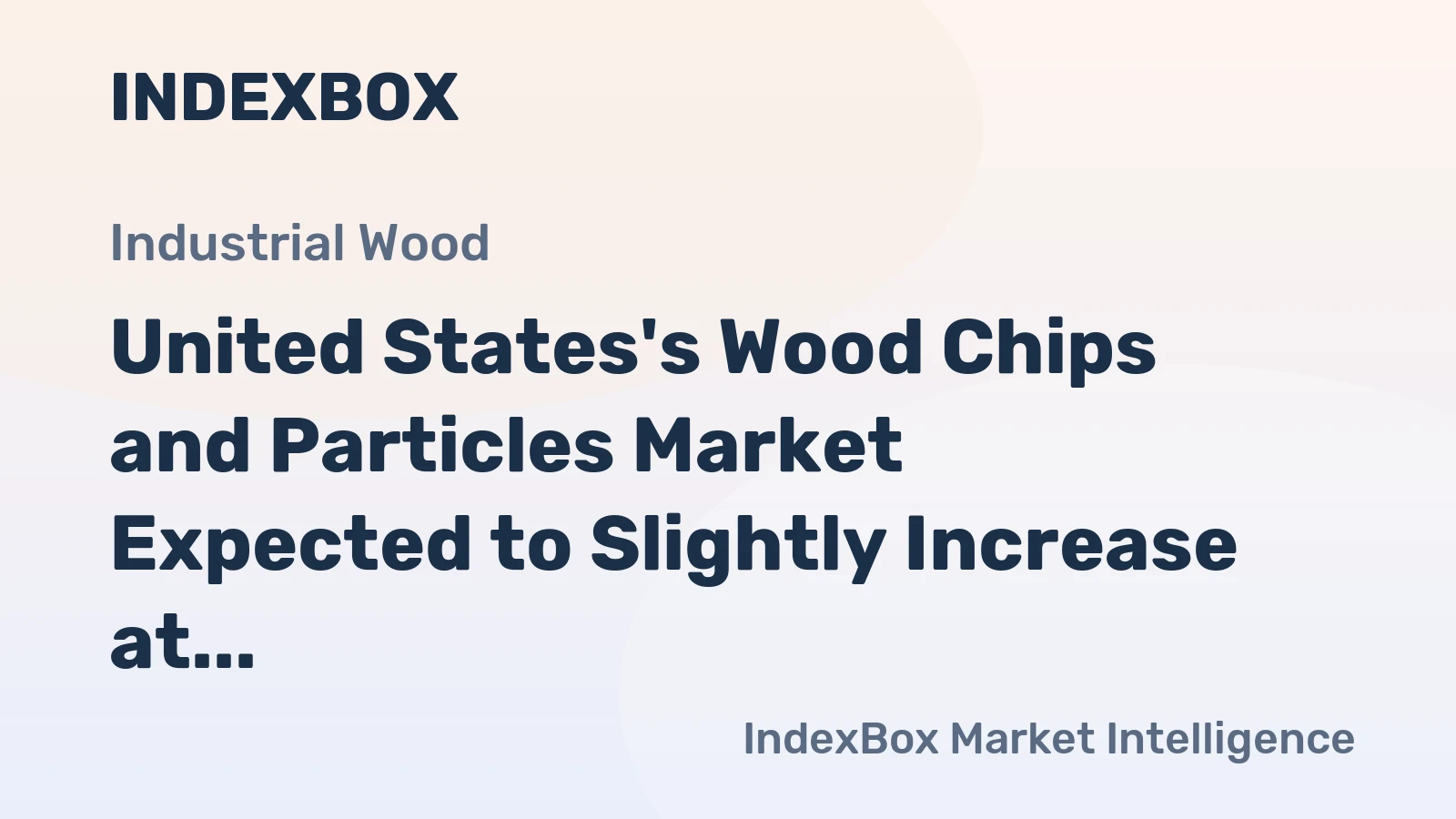 United States's Wood Chips and Particles Market Expected to Slightly Increase at CAGR of +0.1% from 2024 to 2035