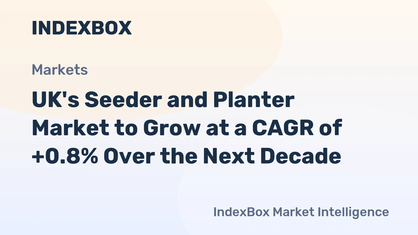 UK's Seeder and Planter Market to Grow at a CAGR of +0.8% Over the Next Decade