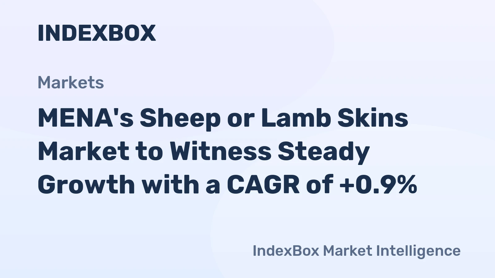 MENA's Sheep or Lamb Skins Market to Witness Steady Growth with a CAGR of +0.9%