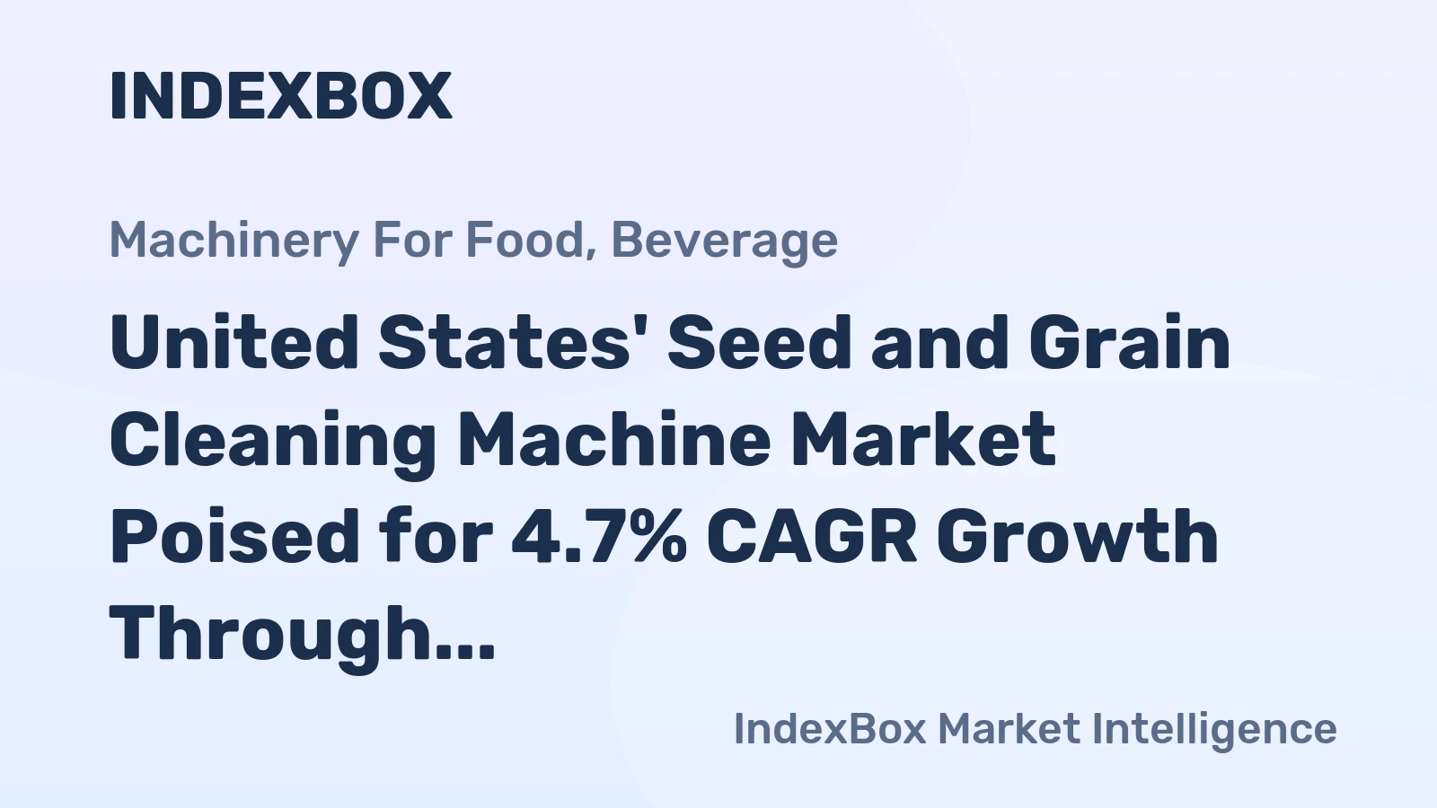 United States' Seed and Grain Cleaning Machine Market Poised for 4.7% CAGR Growth Through 2035