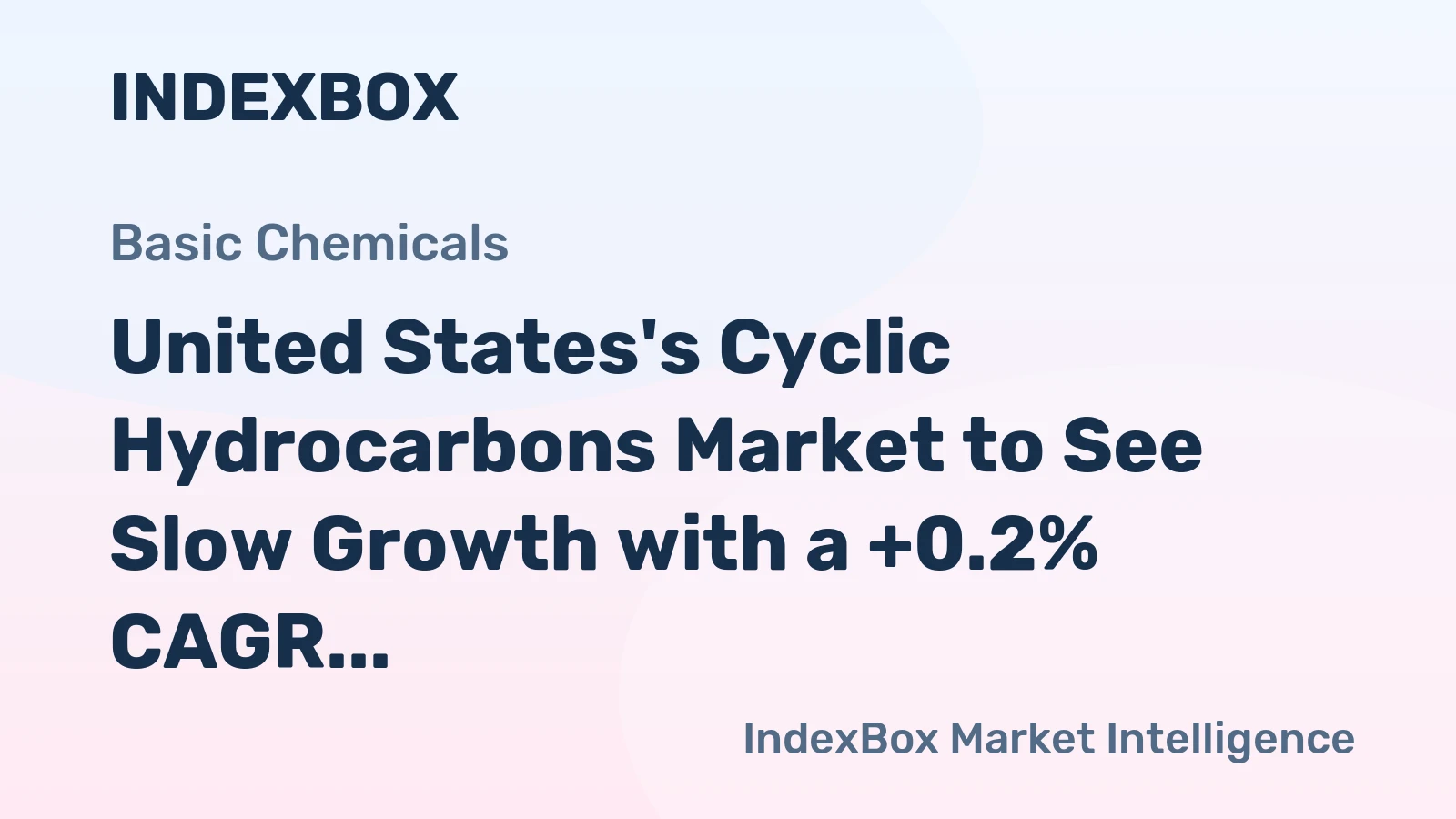 United States's Cyclic Hydrocarbons Market to See Slow Growth with a +0.2% CAGR by 2035