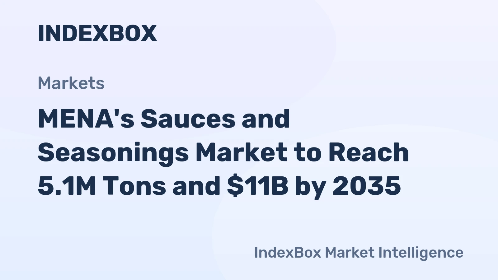 MENA's Sauces and Seasonings Market to Reach 5.1M Tons and $11B by 2035