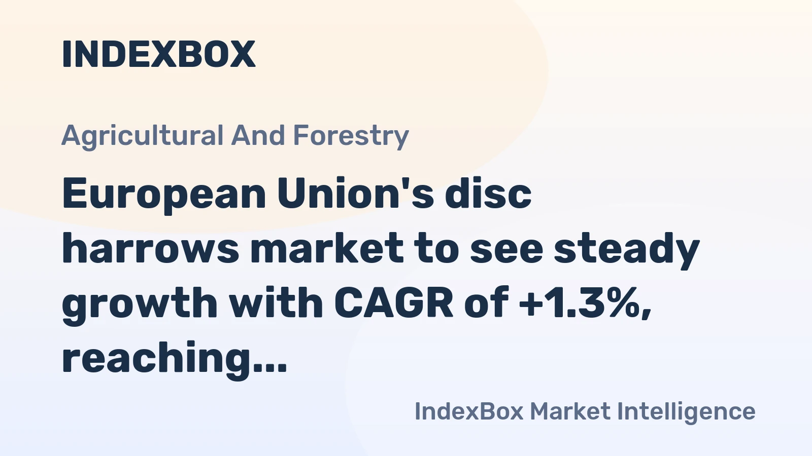 European Union's disc harrows market to see steady growth with CAGR of +1.3%, reaching $704M by 2035