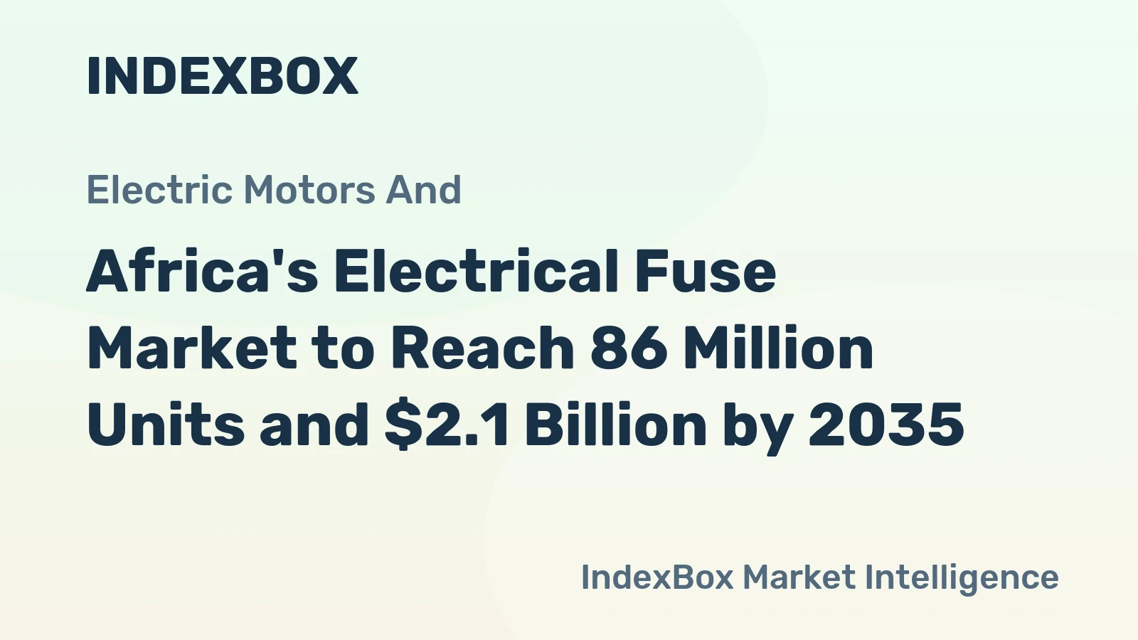 Africa's Electrical Fuse Market to Reach 86 Million Units and $2.1 Billion by 2035
