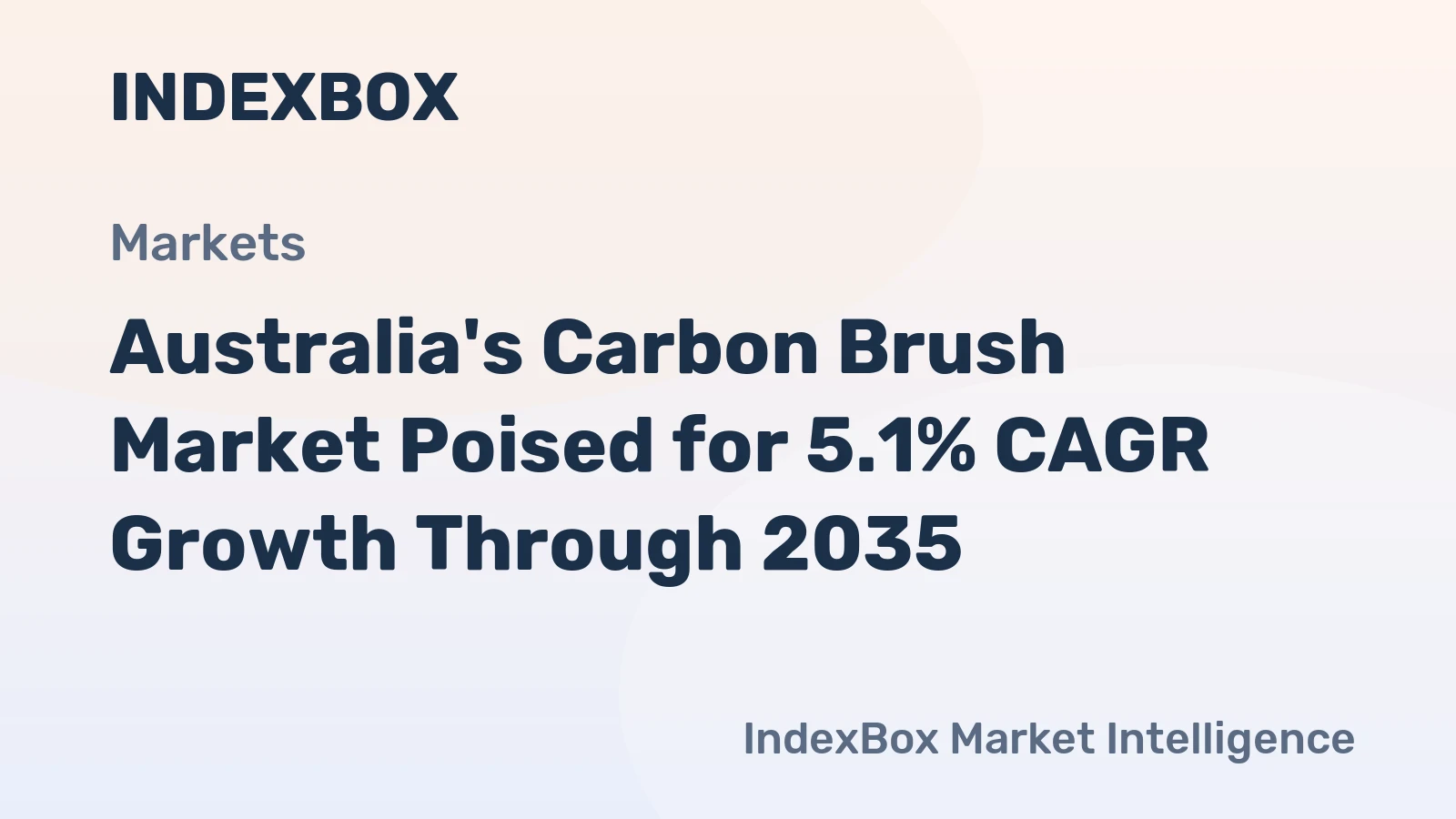 Australia's Carbon Brush Market Poised for 5.1% CAGR Growth Through 2035