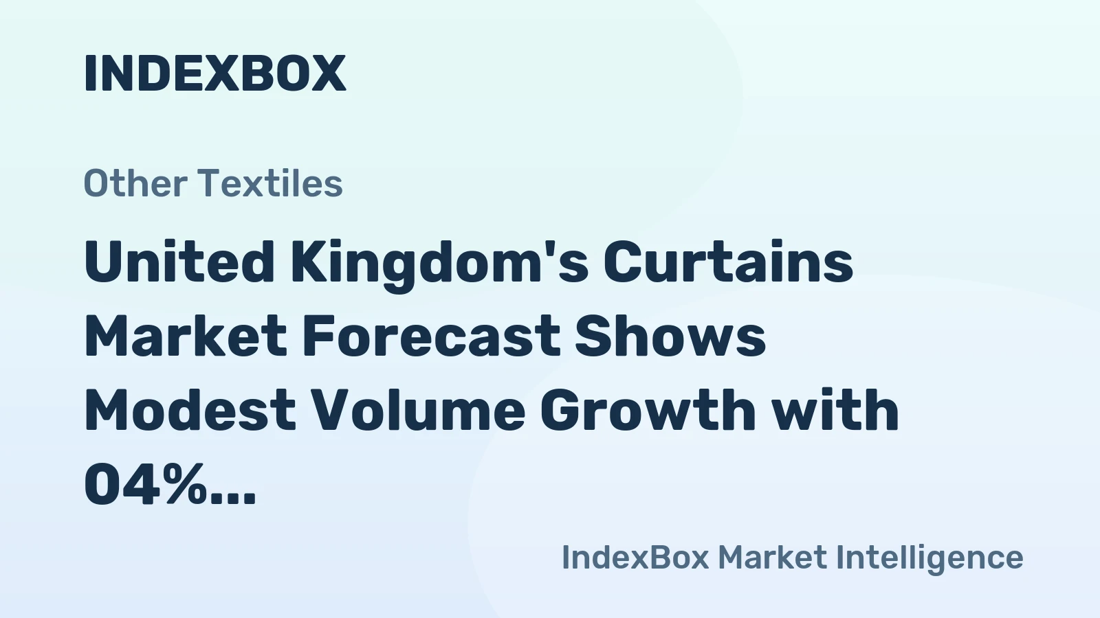 United Kingdom's Curtains Market Forecast Shows Modest Volume Growth with 04% CAGR Through 2035