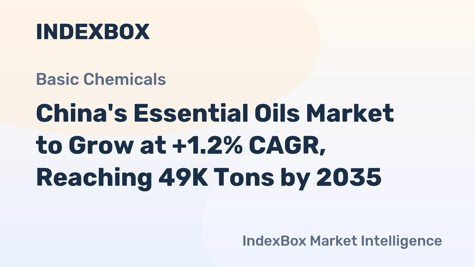 China's Essential Oils Market to Grow at +1.2% CAGR, Reaching 49K Tons by 2035