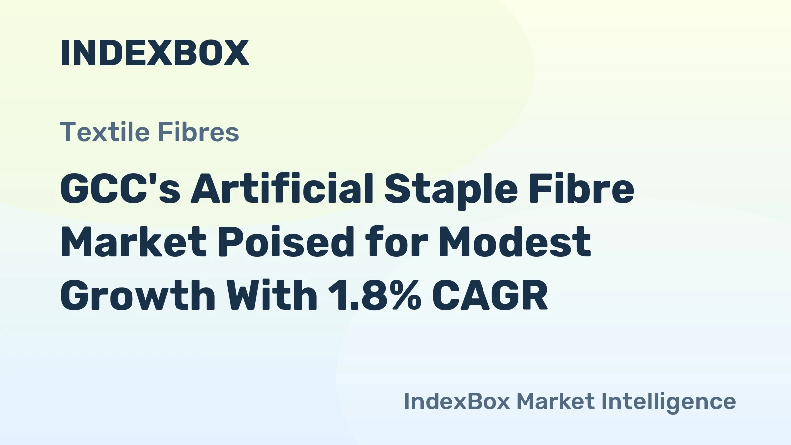 GCC's Artificial Staple Fibre Market Poised for Modest Growth With 1.8% CAGR