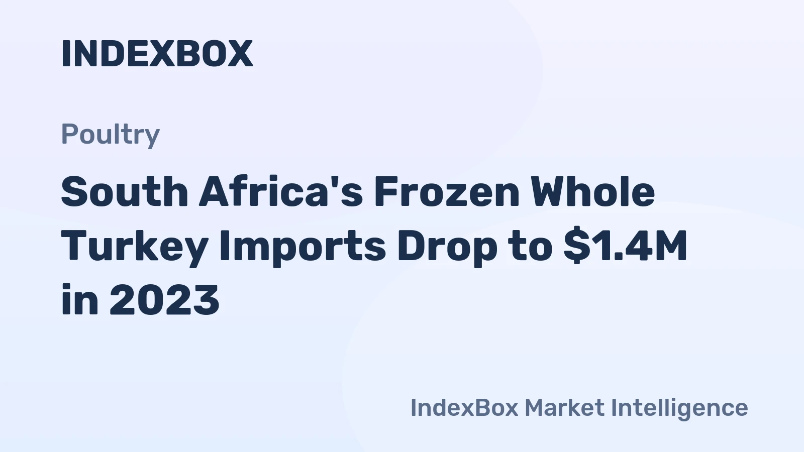 South Africa's Frozen Whole Turkey Imports Drop to $1.4M in 2023
