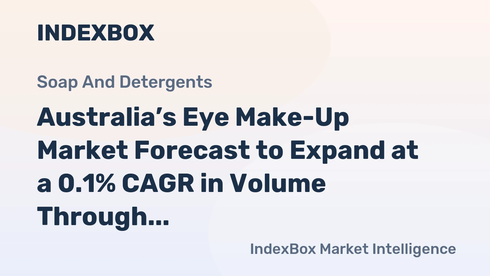 Australia’s Eye Make-Up Market Forecast to Expand at a 0.1% CAGR in Volume Through 2035