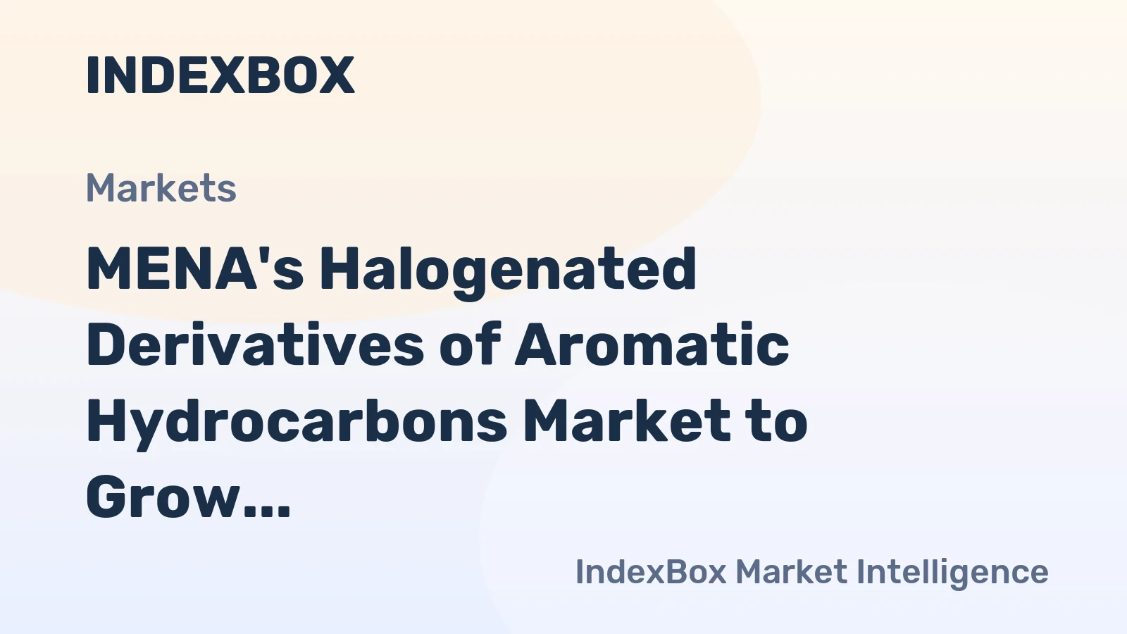 MENA's Halogenated Derivatives of Aromatic Hydrocarbons Market to Grow at +1.1% CAGR, Reaching $283M by 2035