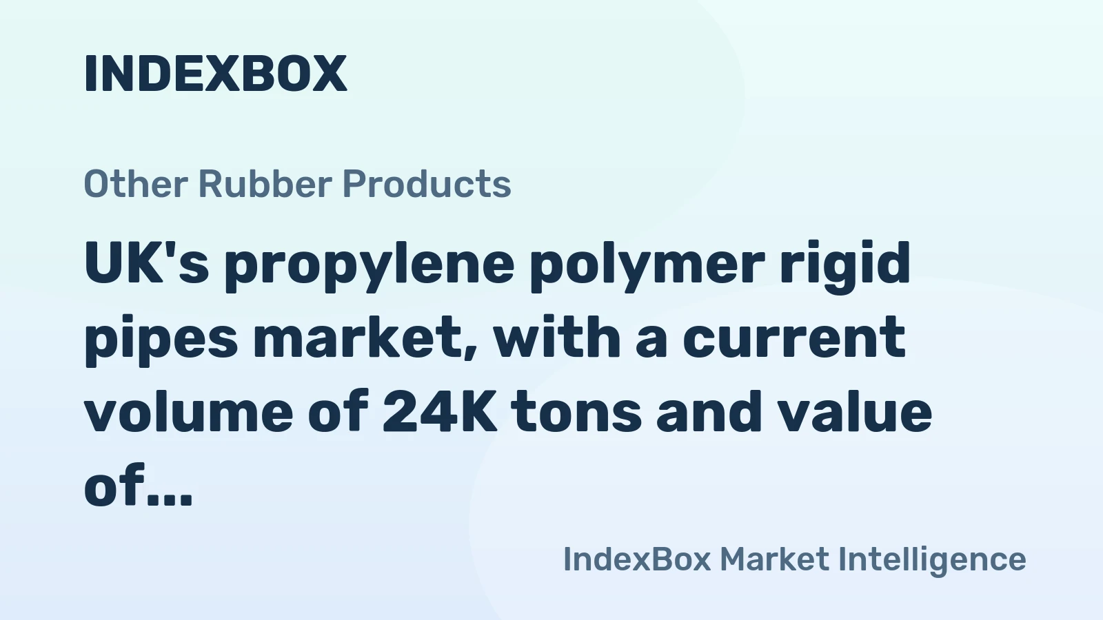 UK's propylene polymer rigid pipes market, with a current volume of 24K tons and value of $277M, is forecast to grow to 26K tons and $359M by 2035.