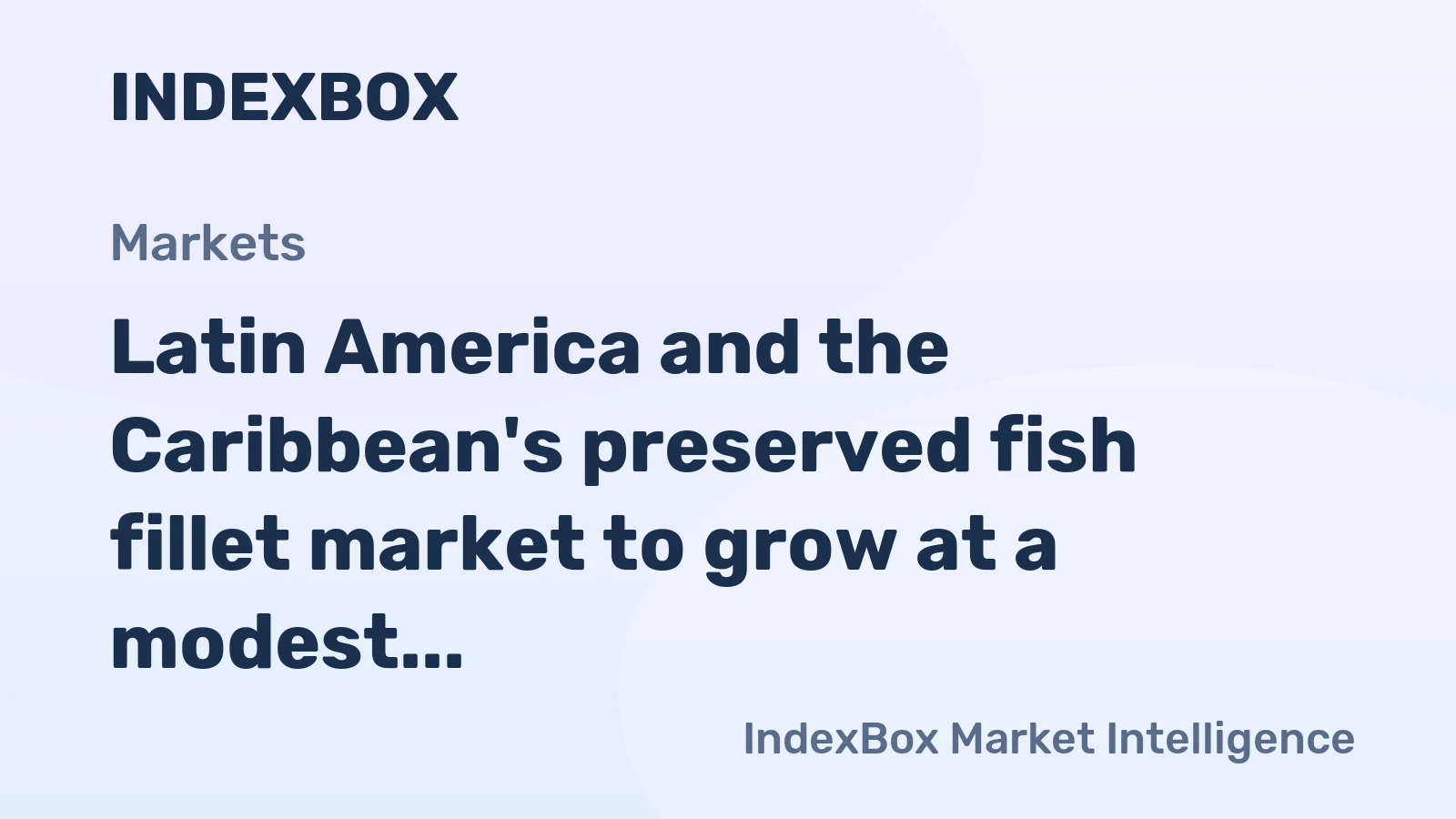 Latin America and the Caribbean's preserved fish fillet market to grow at a modest 0.9% CAGR through 2035, driven by steady demand.