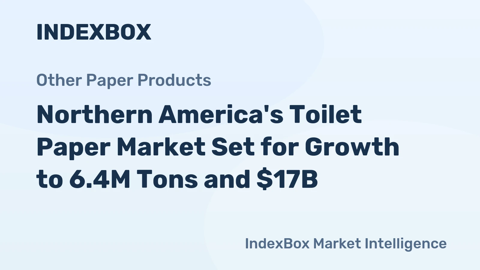 Northern America's Toilet Paper Market Set for Growth to 6.4M Tons and $17B