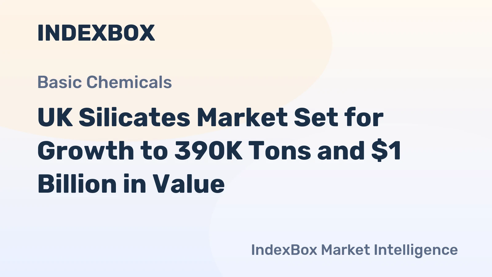 UK Silicates Market Set for Growth to 390K Tons and $1 Billion in Value