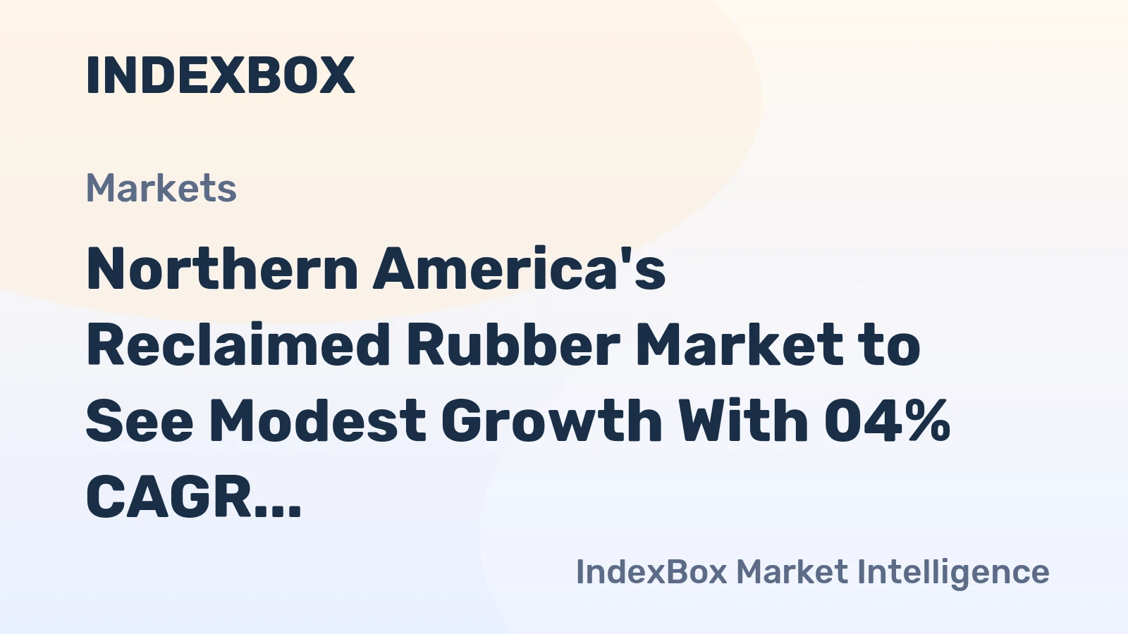 Northern America's Reclaimed Rubber Market to See Modest Growth With 04% CAGR Through 2035