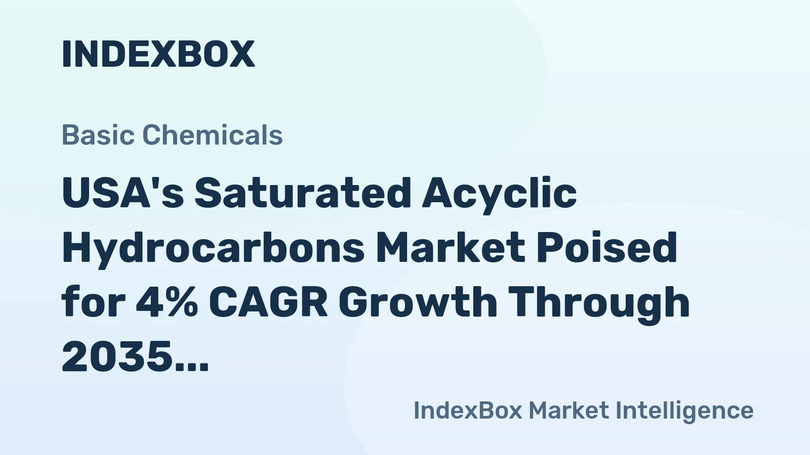 USA's Saturated Acyclic Hydrocarbons Market Poised for 4% CAGR Growth Through 2035