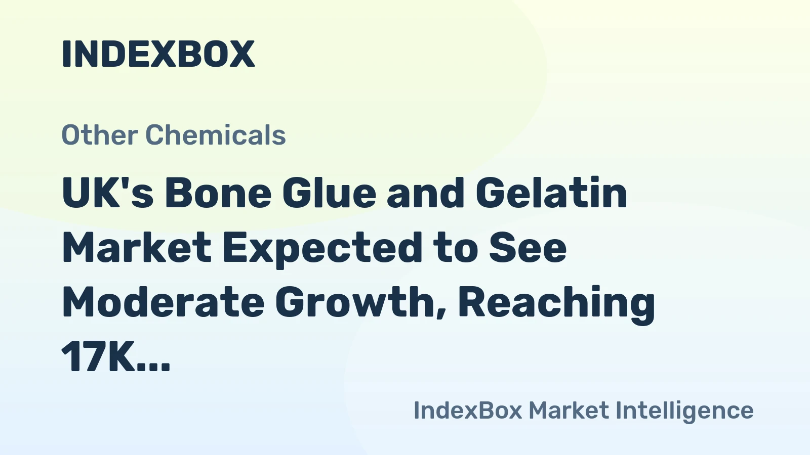 UK's Bone Glue and Gelatin Market Expected to See Moderate Growth, Reaching 17K Tons and $135M by 2035