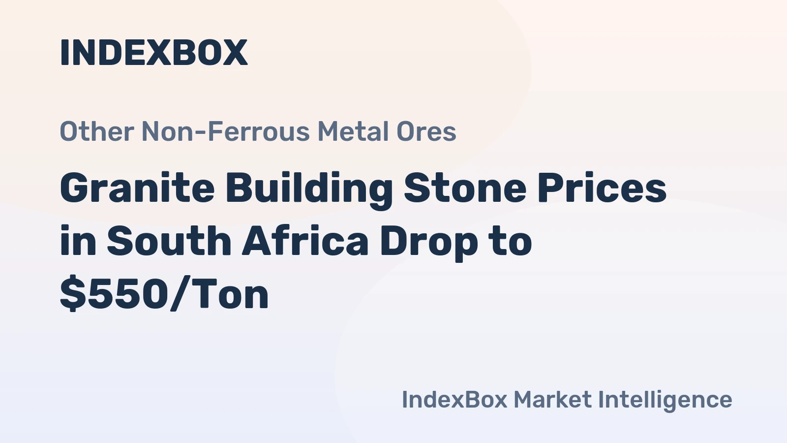 Granite Building Stone Prices in South Africa Drop to $550/Ton