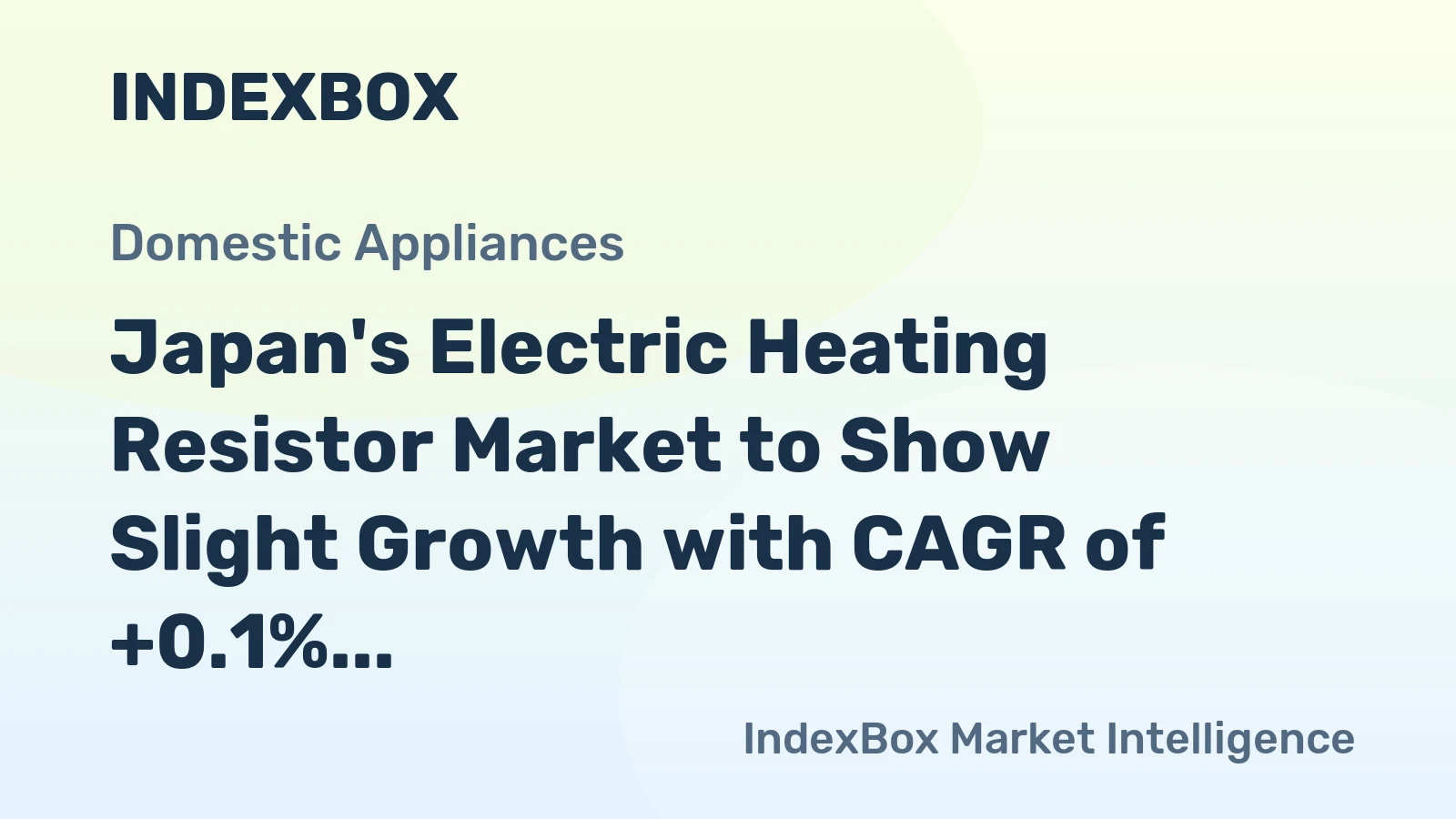 Japan's Electric Heating Resistor Market to Show Slight Growth with CAGR of +0.1%