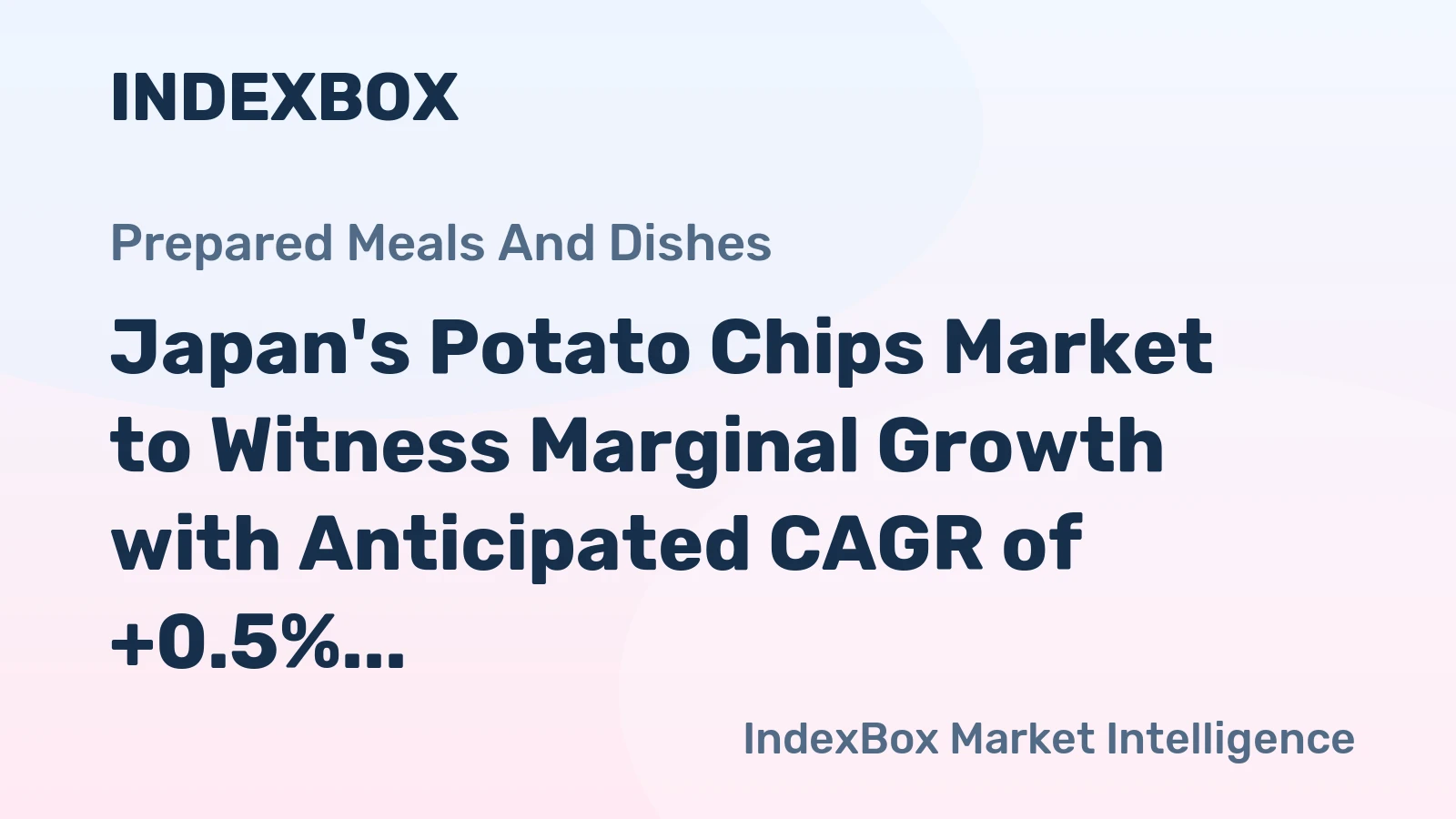Japan's Potato Chips Market to Witness Marginal Growth with Anticipated CAGR of +0.5% by 2035