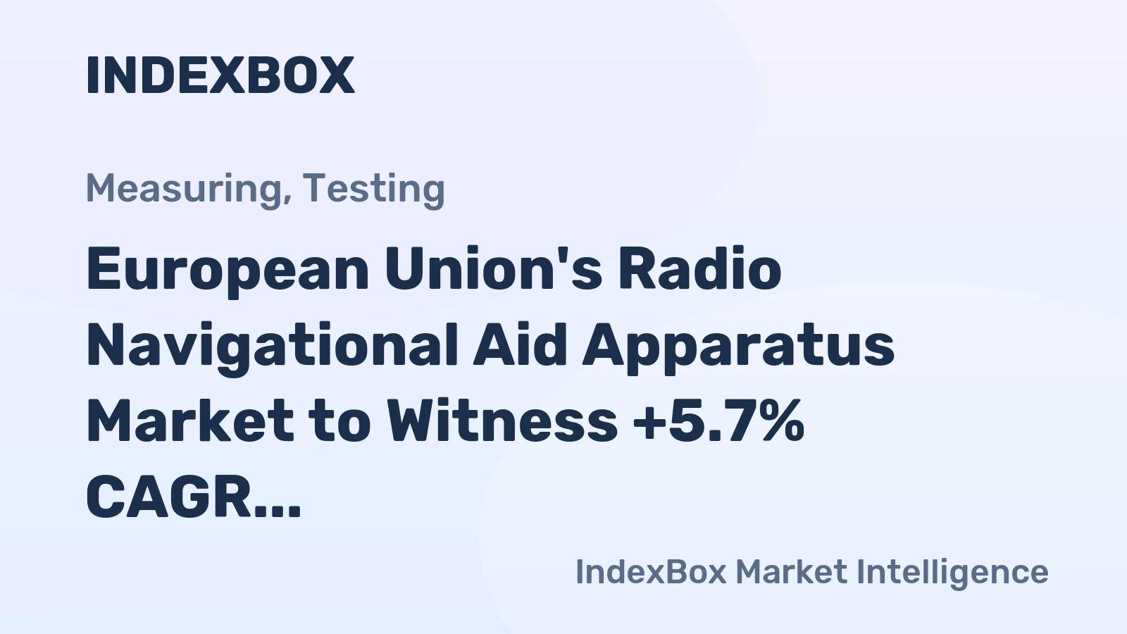 European Union's Radio Navigational Aid Apparatus Market to Witness +5.7% CAGR Growth in Volume by 2035