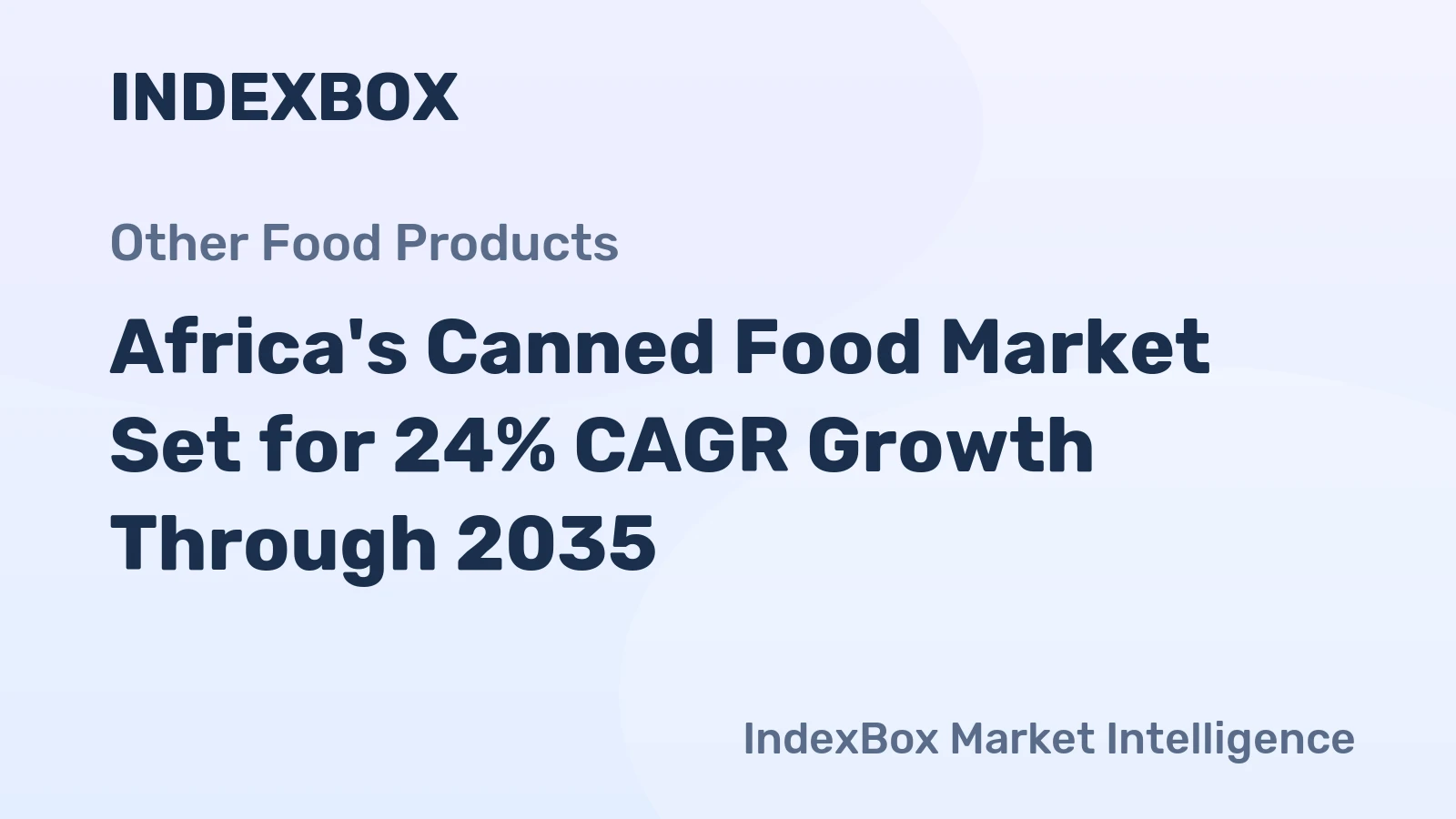 Africa's Canned Food Market Set for 24% CAGR Growth Through 2035