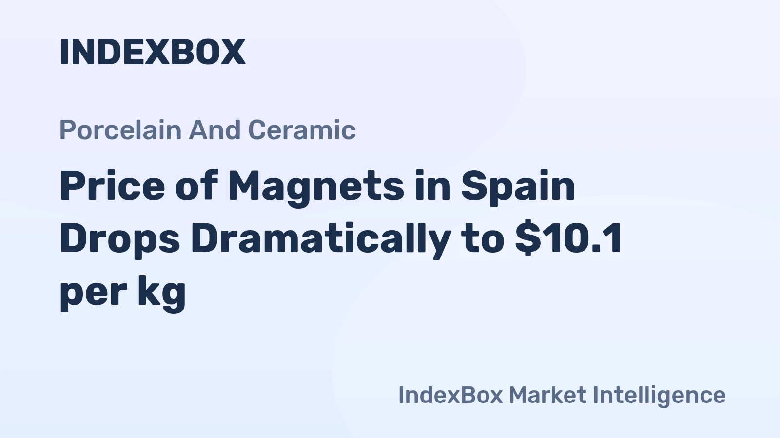 Price of Magnets in Spain Drops Dramatically to $10.1 per kg