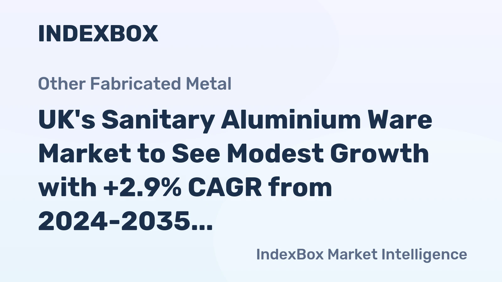 UK's Sanitary Aluminium Ware Market to See Modest Growth with +2.9% CAGR from 2024-2035