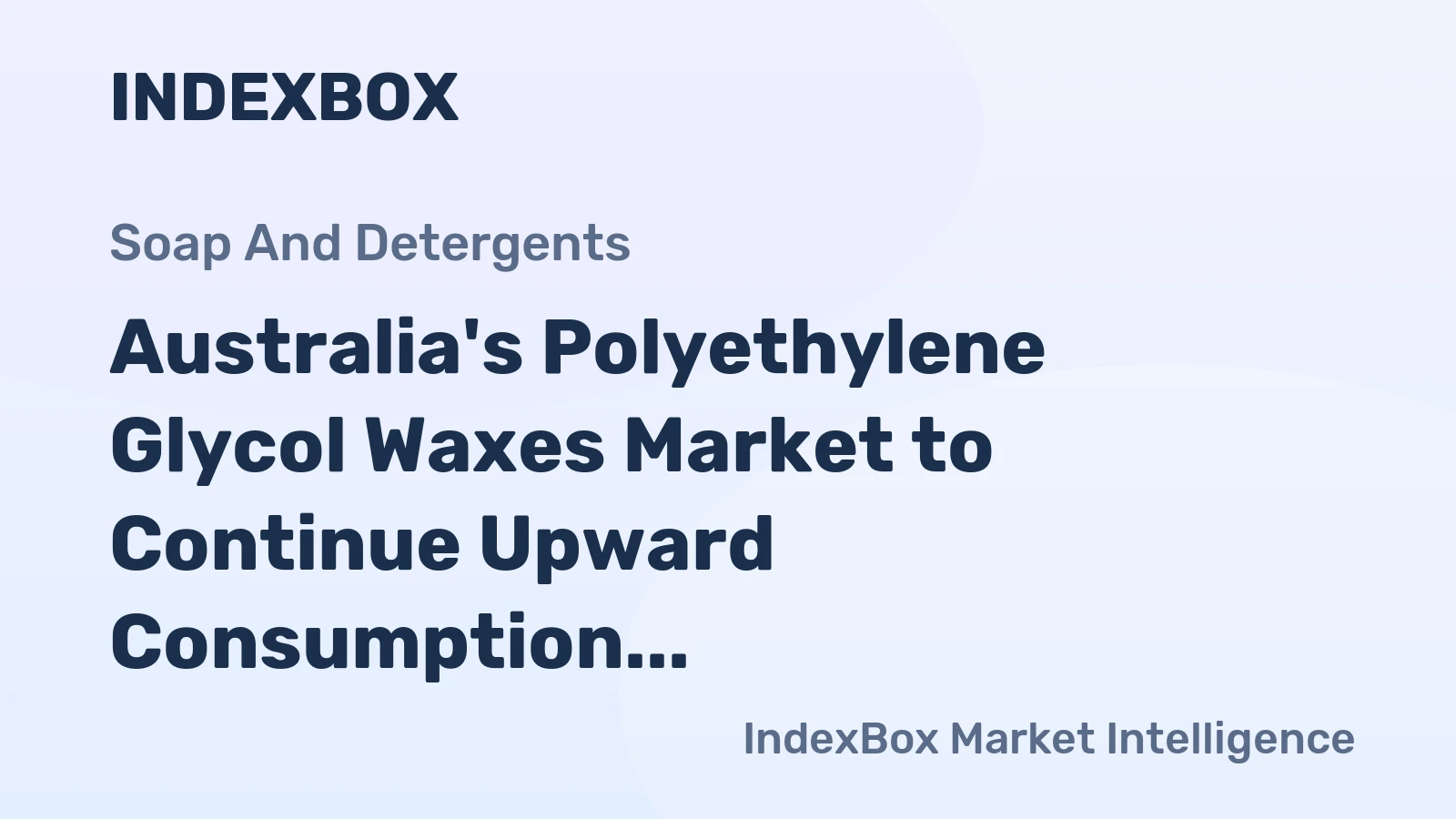 Australia's Polyethylene Glycol Waxes Market to Continue Upward Consumption Trend, Reaching 7.1K tons by 2035