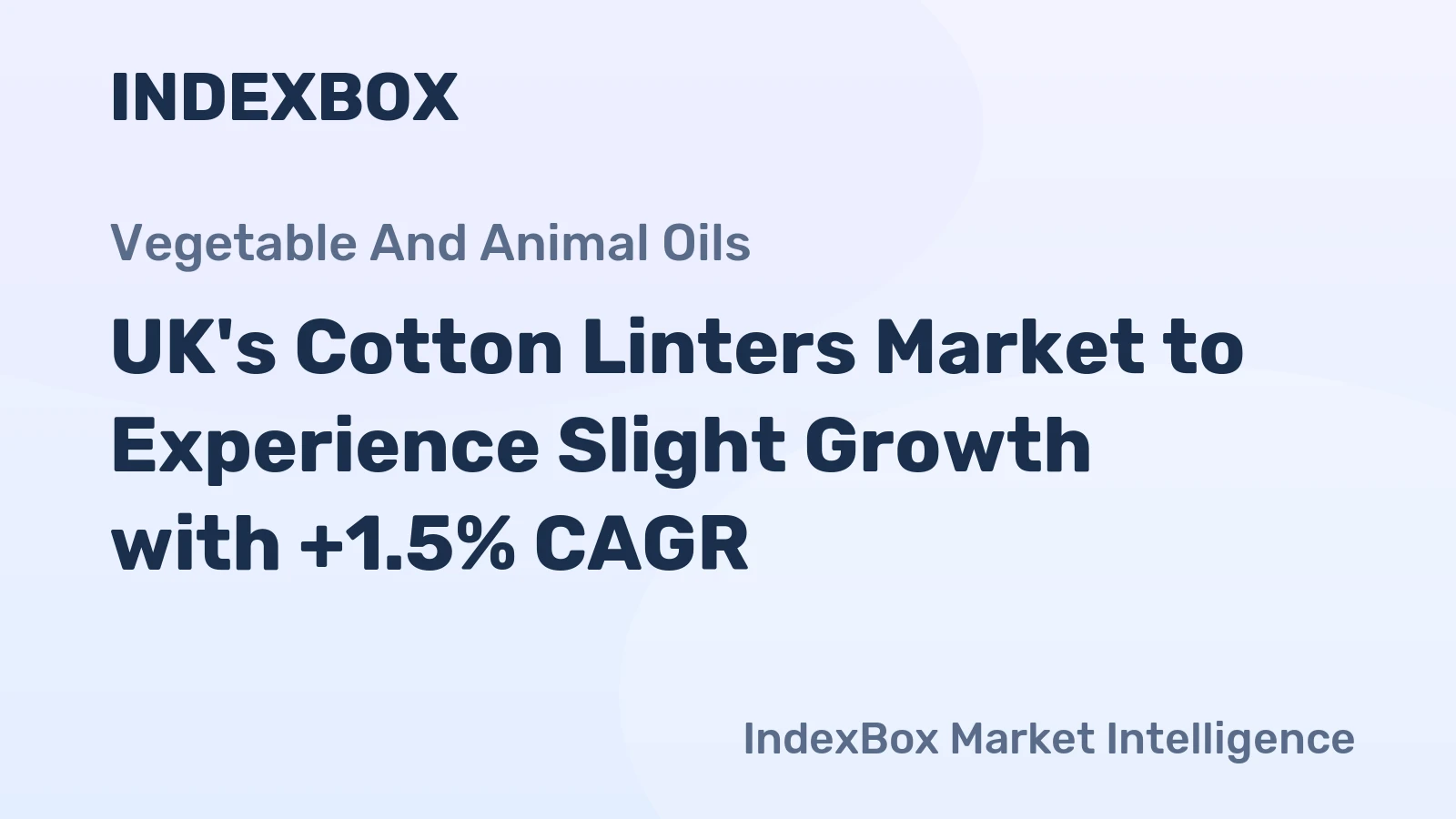 UK's Cotton Linters Market to Experience Slight Growth with +1.5% CAGR