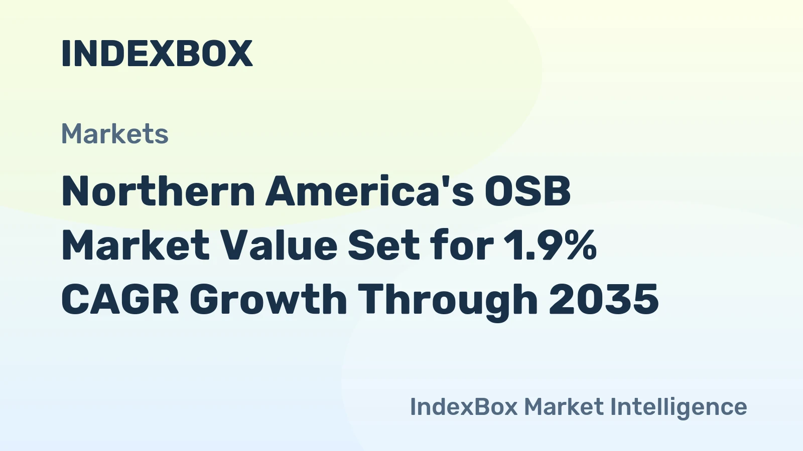 Northern America's OSB Market Value Set for 1.9% CAGR Growth Through 2035