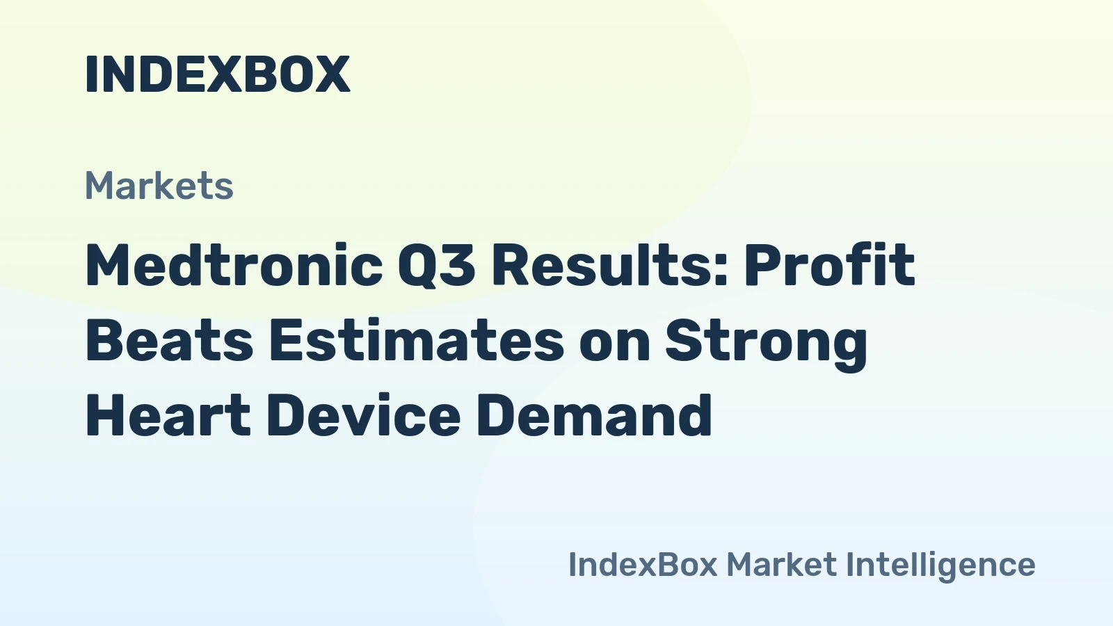 Medtronic Q3 Results: Profit Beats Estimates on Strong Heart Device Demand