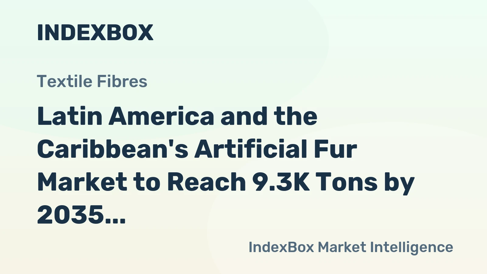 Latin America and the Caribbean's Artificial Fur Market to Reach 9.3K Tons by 2035, Valued at $132M