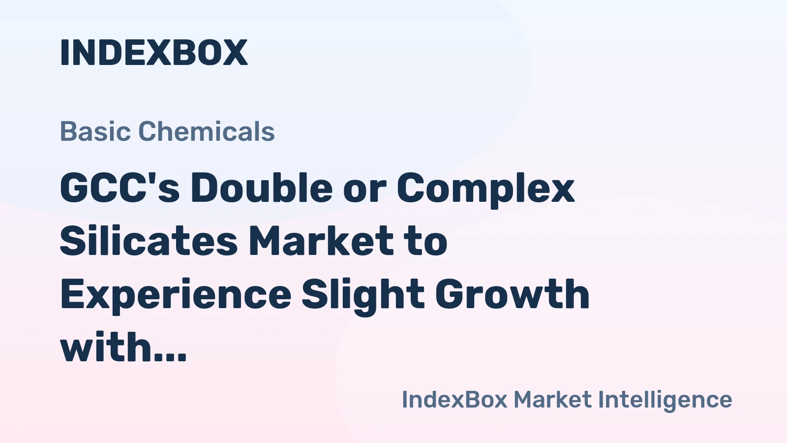 GCC's Double or Complex Silicates Market to Experience Slight Growth with +0.3% CAGR from 2024 to 2035