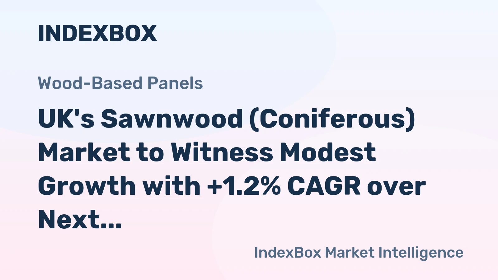 UK's Sawnwood (Coniferous) Market to Witness Modest Growth with +1.2% CAGR over Next Decade