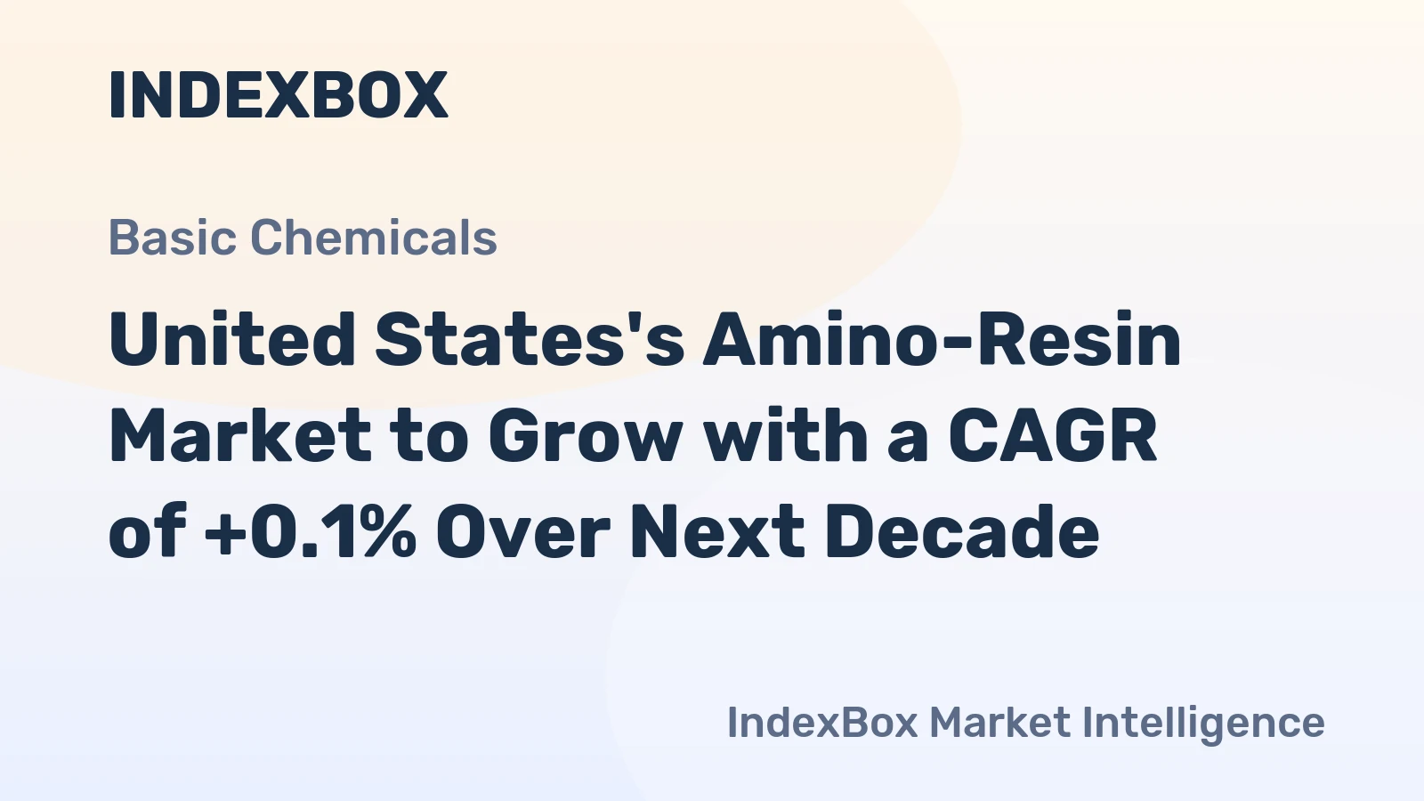 United States's Amino-Resin Market to Grow with a CAGR of +0.1% Over Next Decade