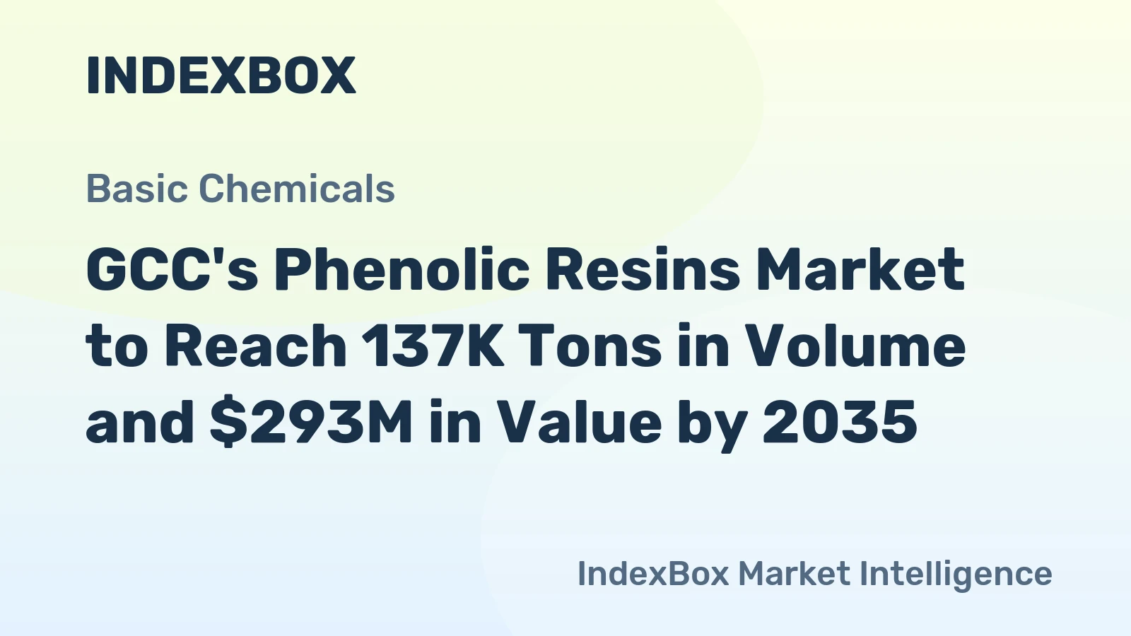 GCC's Phenolic Resins Market to Reach 137K Tons in Volume and $293M in Value by 2035