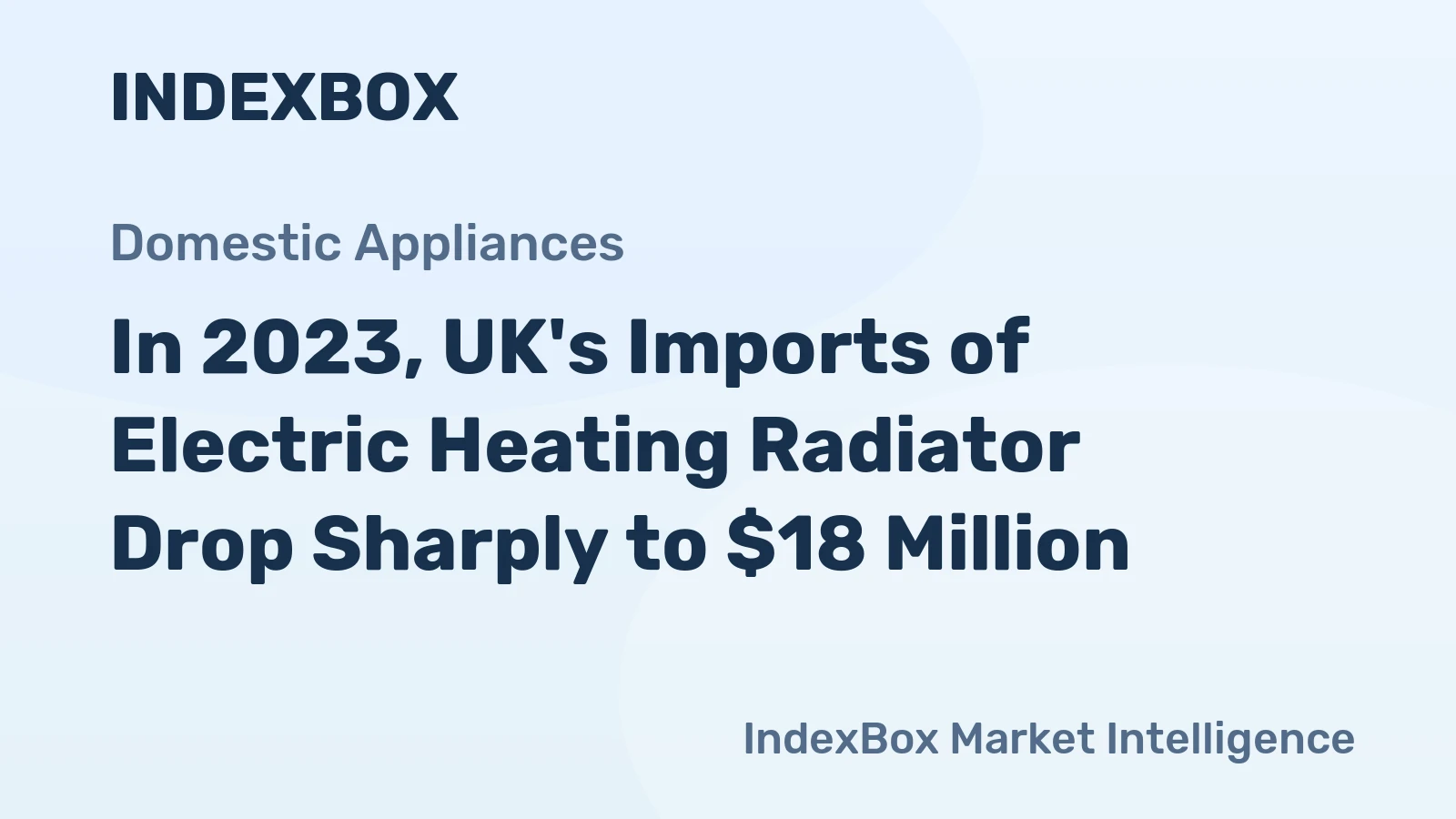 In 2023, UK's Imports of Electric Heating Radiator Drop Sharply to $18 Million