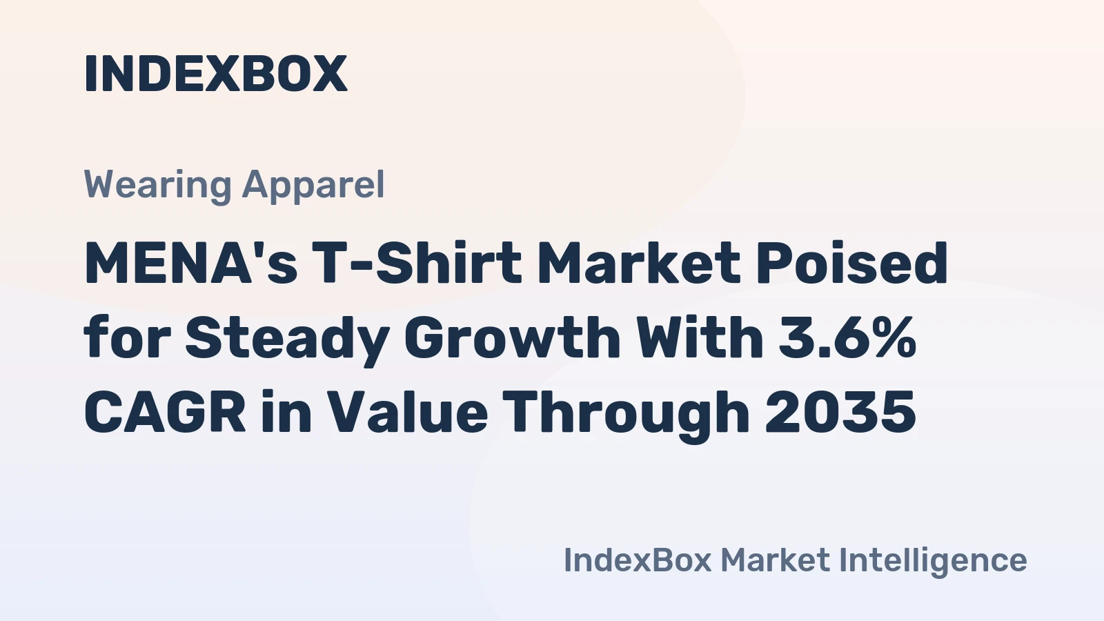 MENA's T-Shirt Market Poised for Steady Growth With 3.6% CAGR in Value Through 2035
