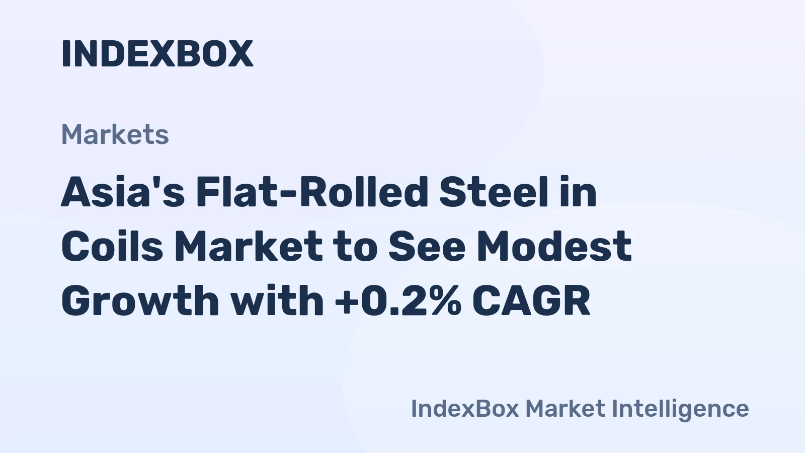 Asia's Flat-Rolled Steel in Coils Market to See Modest Growth with +0.2% CAGR