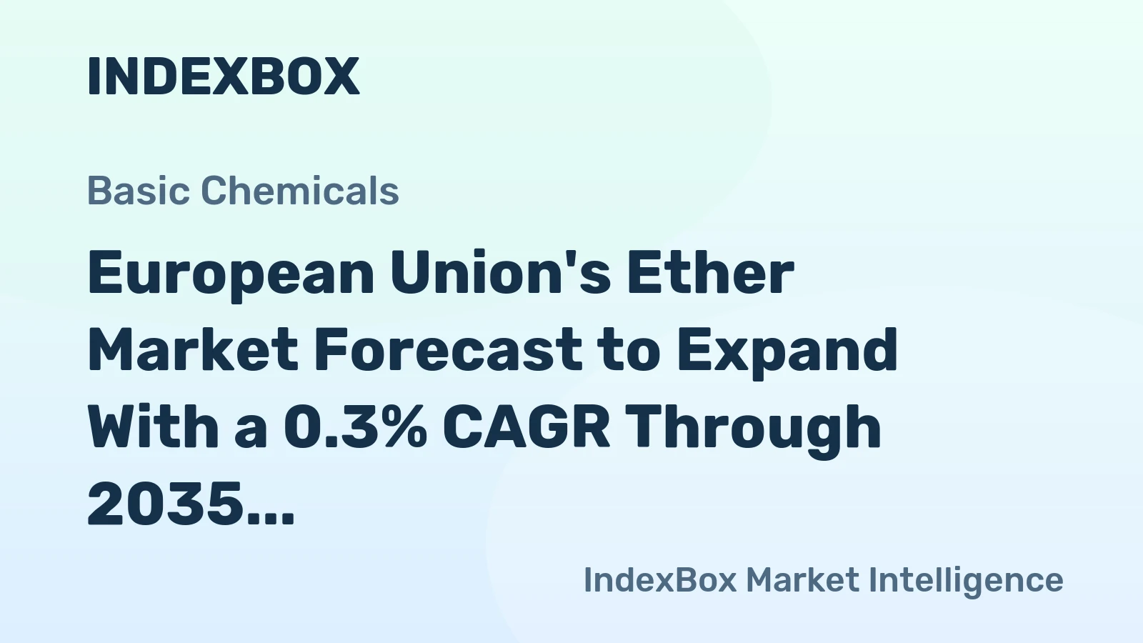 European Union's Ether Market Forecast to Expand With a 0.3% CAGR Through 2035
