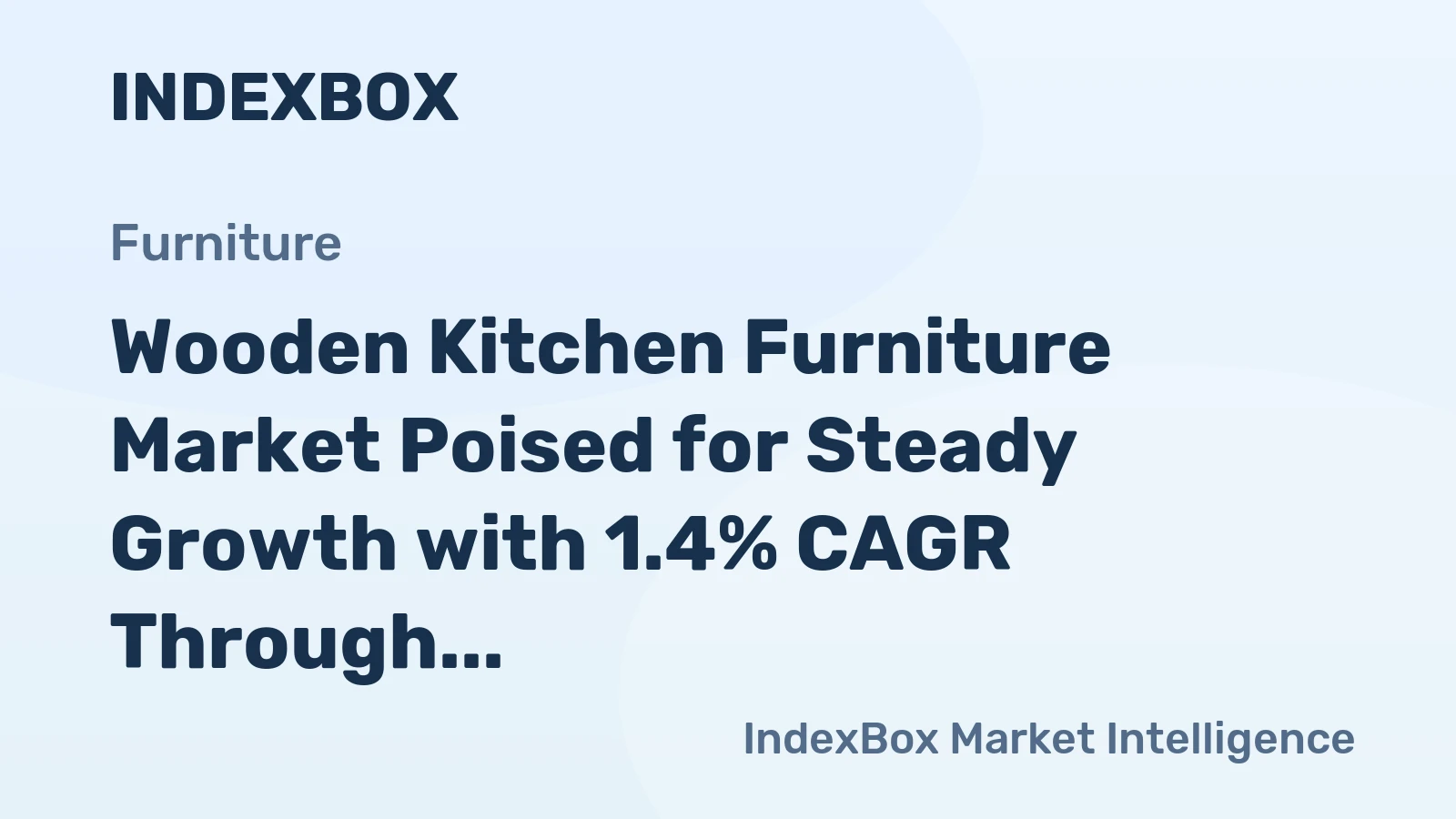 Wooden Kitchen Furniture Market Poised for Steady Growth with 1.4% CAGR Through 2035