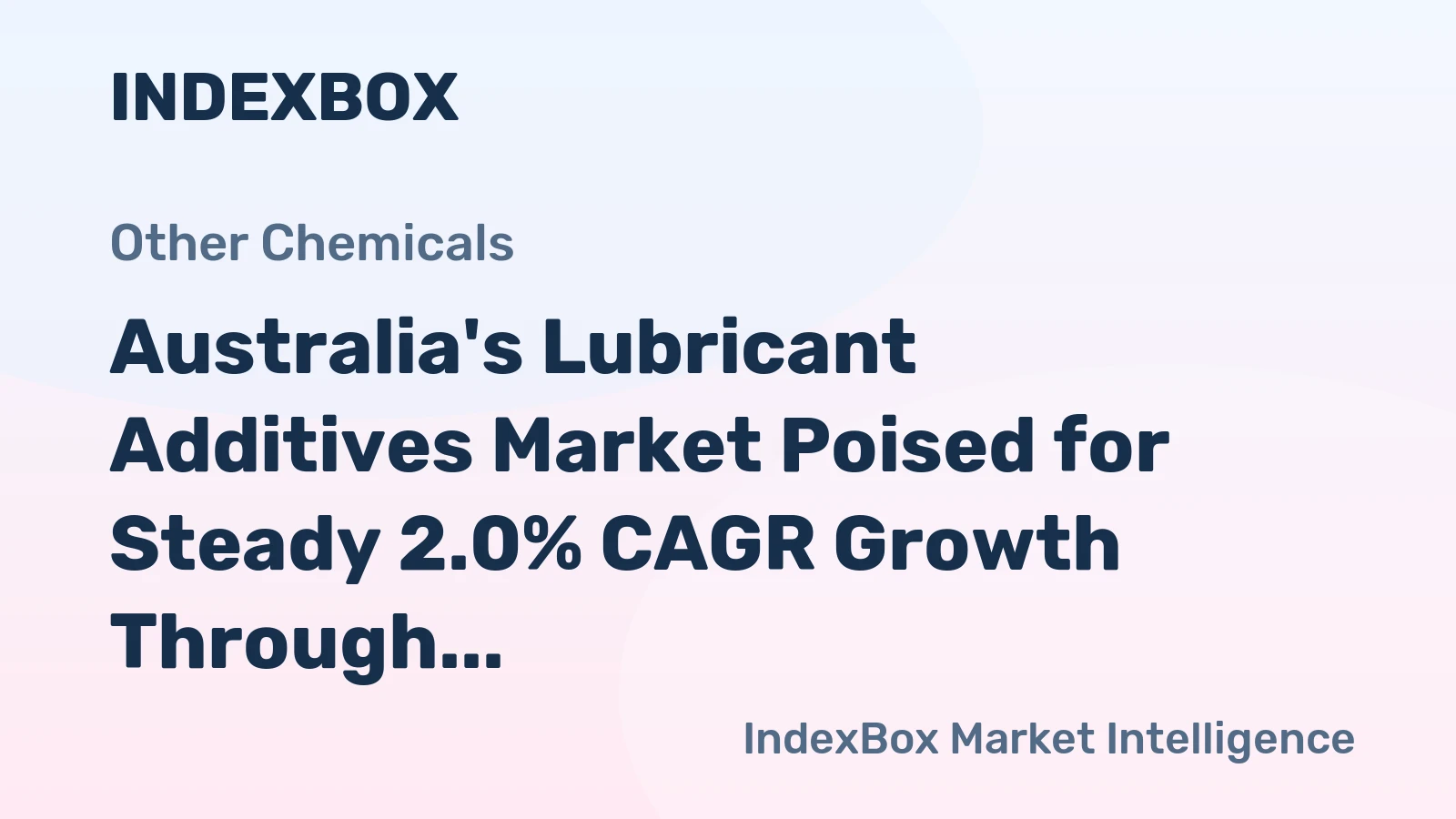 Australia's Lubricant Additives Market Poised for Steady 2.0% CAGR Growth Through 2035