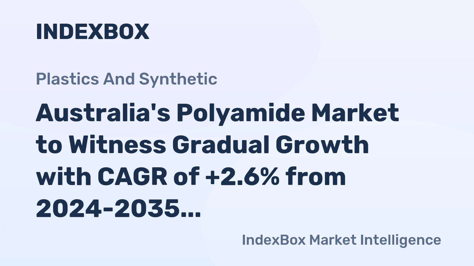 Australia's Polyamide Market to Witness Gradual Growth with CAGR of +2.6% from 2024-2035