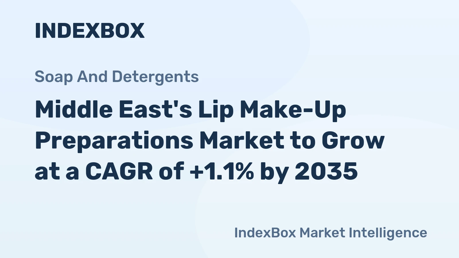 Middle East's Lip Make-Up Preparations Market to Grow at a CAGR of +1.1% by 2035