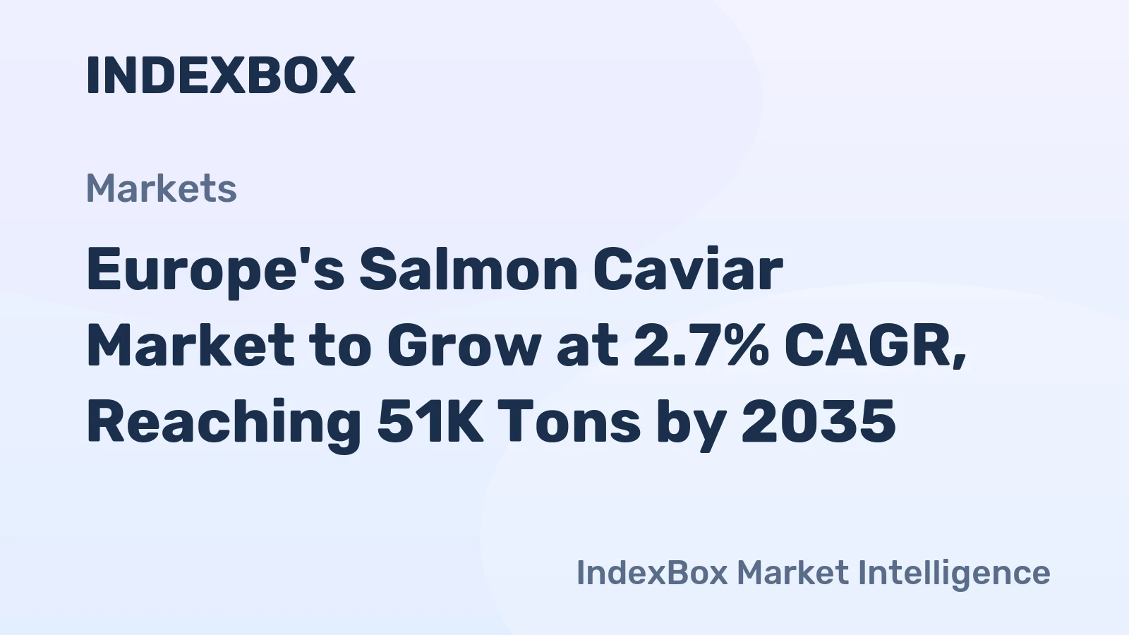 Europe's Salmon Caviar Market to Grow at 2.7% CAGR, Reaching 51K Tons by 2035