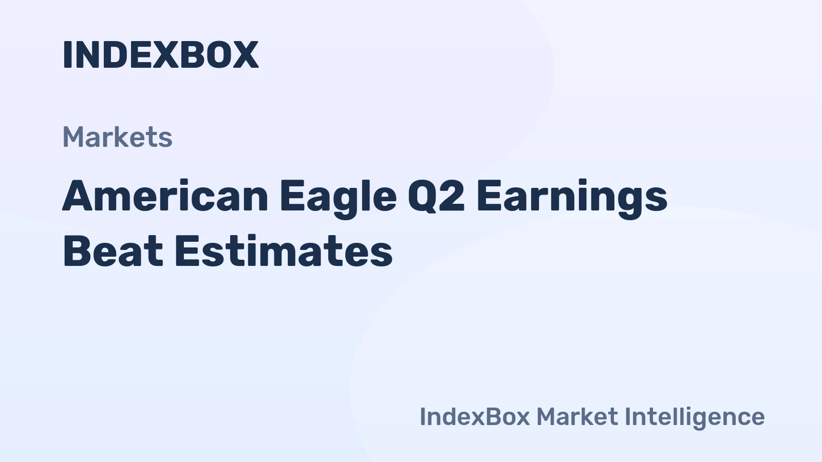 American Eagle Q2 Earnings Beat Estimates