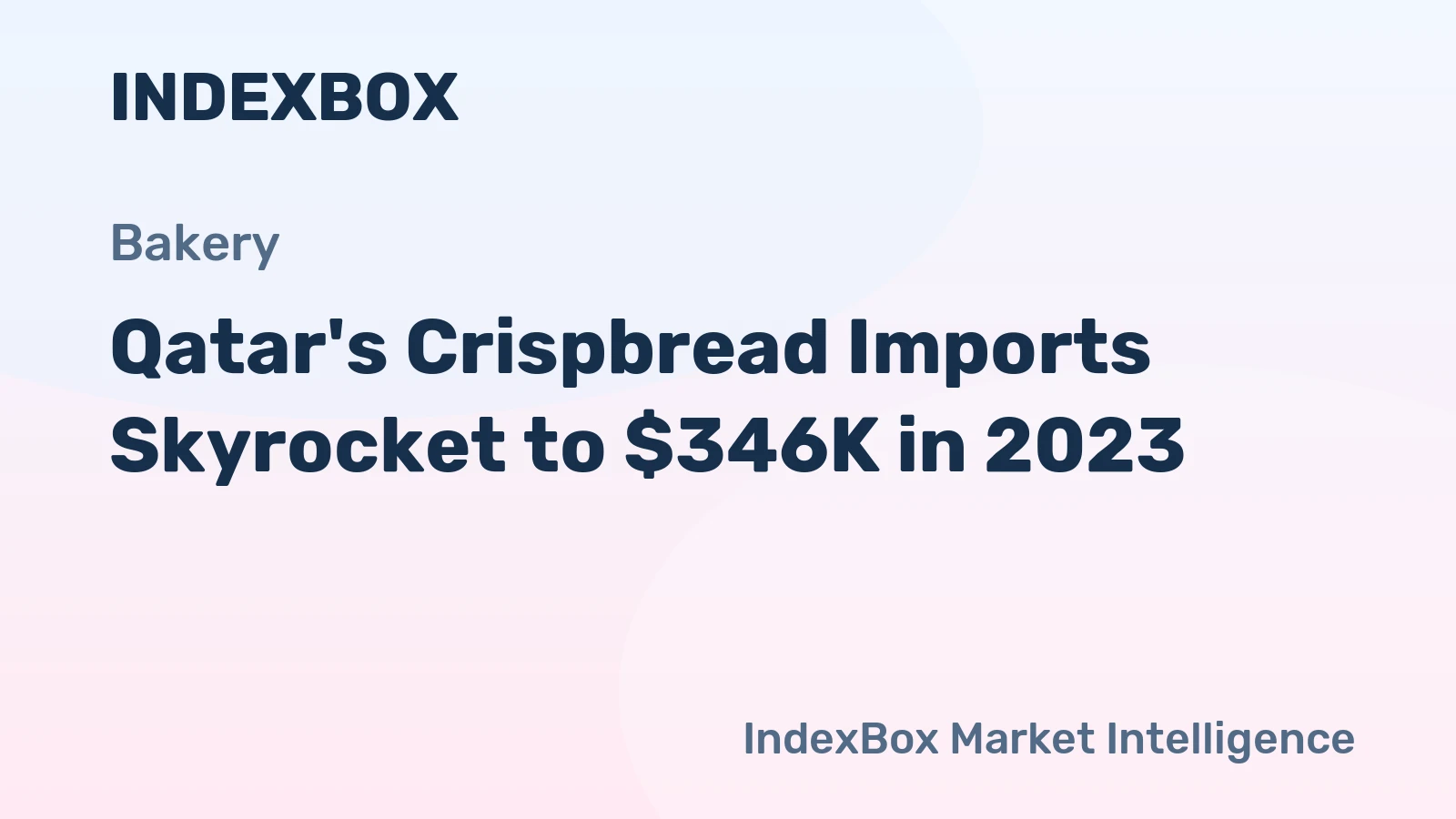 Qatar's Crispbread Imports Skyrocket to $346K in 2023