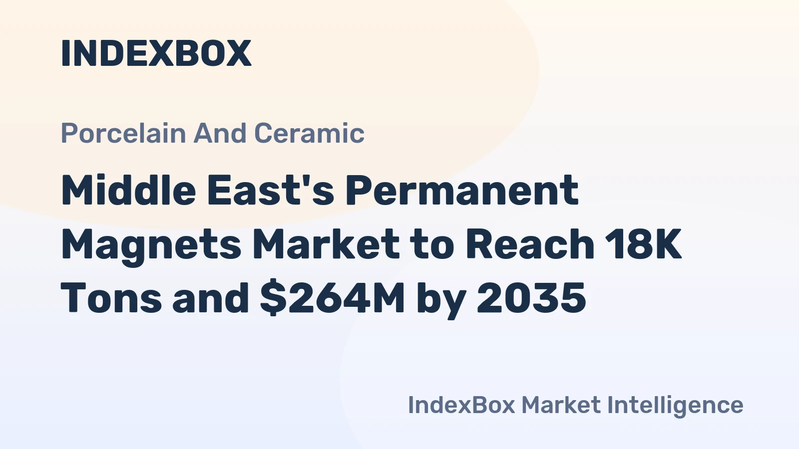 Middle East's Permanent Magnets Market to Reach 18K Tons and $264M by 2035